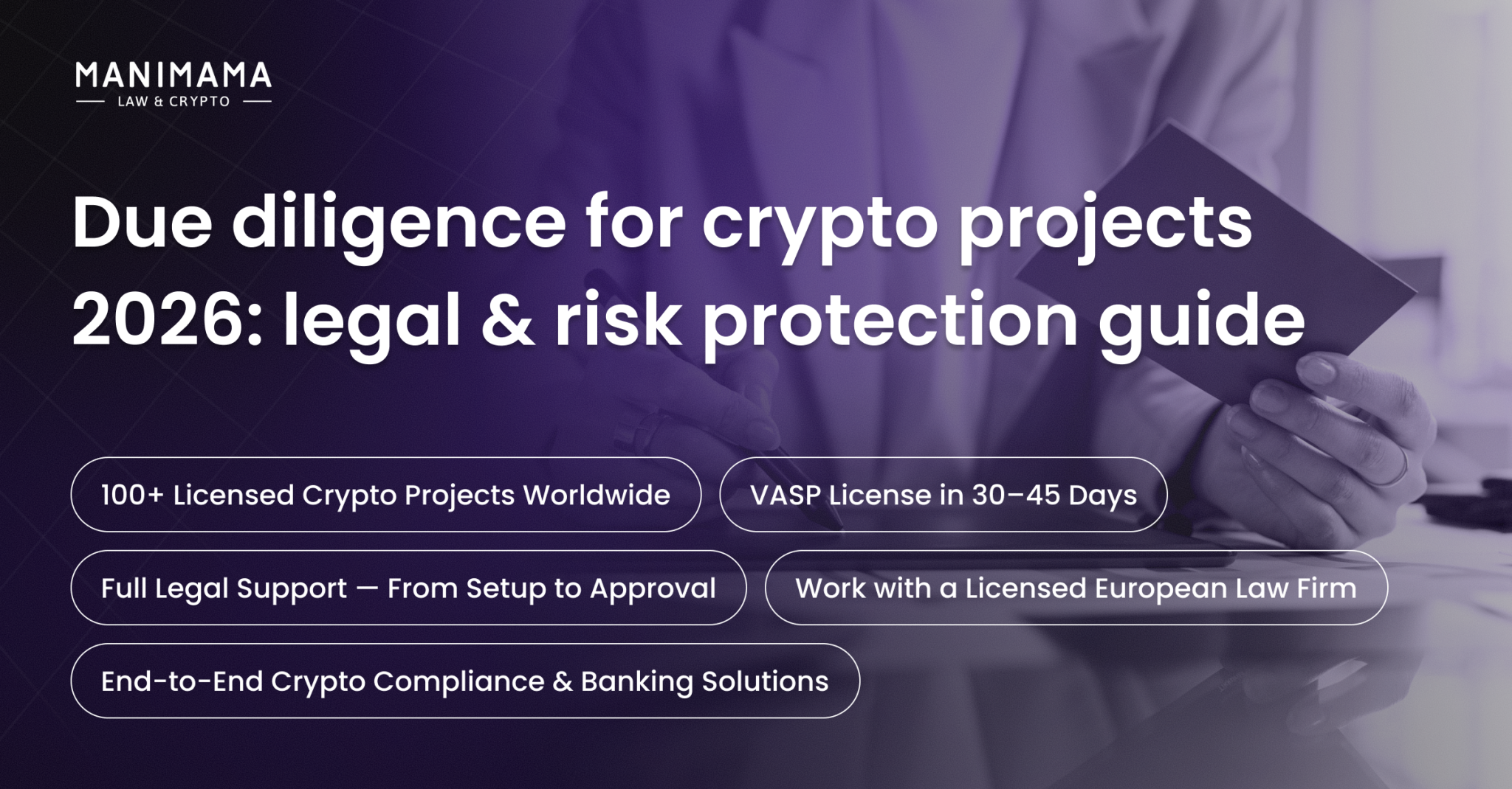 Due diligence for crypto projects 2026: legal & risk protection guide ...